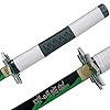 RENGENG Cosplay Anime Shinazugawa Sanemi Katana Samurai Sword, Carbon ...