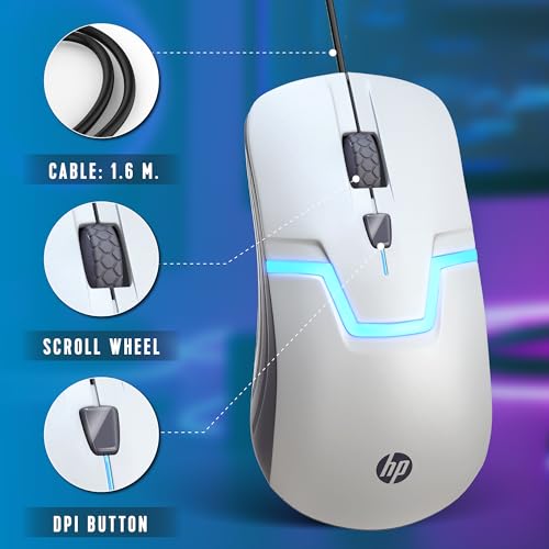 HP Wired Gaming Mouse, PC Gaming Mice, High Performance Mouse Gamer ...