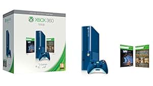 Xbox 360 - Consola 500 GB, Color Azul + 2 Juegos - Edición Especial ...