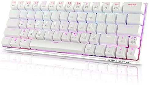 DIERYA DK63 63% Wireless Wired Mechanical Gaming Keyboard - Blue Switch ...
