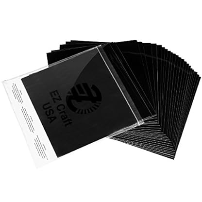 Permanent Glossy Black Vinyl Sheets Better Than Vinyl Rolls - EZ Craft ...
