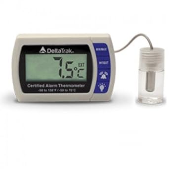 DeltaTrak 12215 Certified Alarm Thermometer: Amazon.com: Industrial ...