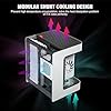 Segotep Slath Mini ITX PC Gaming Computer Case, Double Curved Tempered ...