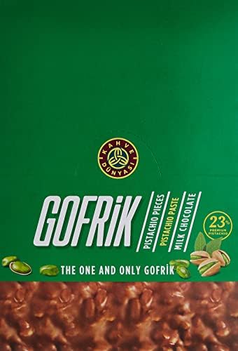 Gofrik Pistachio Chocolate bar 24 g, 24-Pieces Set, 6-Pack price in ...