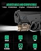 Gmconn Pistol Light Rail Mounted Small Size Tactical Flashlight 600 ...