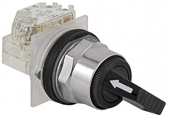 Schneider Electric Non-Illuminated Selector Switch, Size: 30mm, Position: 2, Action: Maintained ...