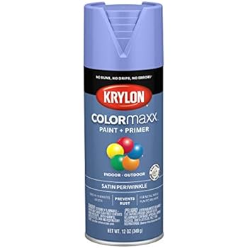Amazon.com: Krylon K05352402 Periwinkle 'Satin Touch' Decorator Spray ...