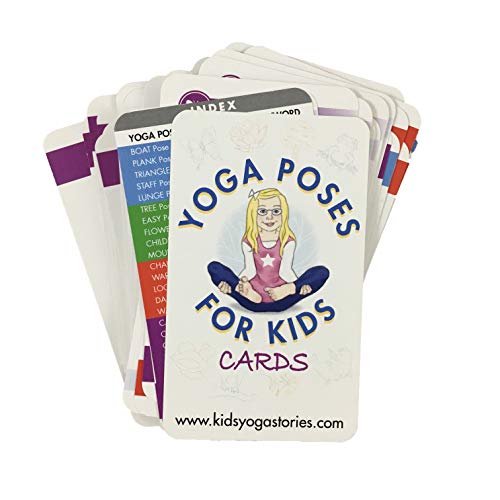 Yoga Poses for Kids Cards (Deck 1) - For Classroom Yoga, PE Exercise ...