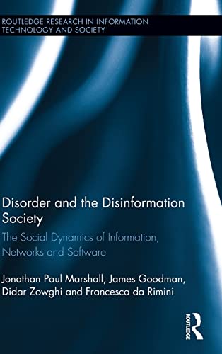 Amazon.com: Disorder and the Disinformation Society: The Social ...