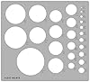 Aleks Melnyk #200 Metal Circle Template, Circular Stencil, Geometric ...
