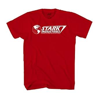 Amazon.com: Marvel Iron Man Stark Industries T-Shirt: Clothing