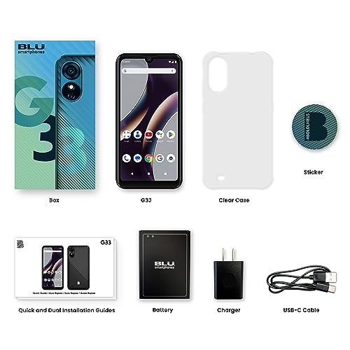 BLU G33 | 2023 | All-Day Battery | Unlocked | 6.26” Display | 16/2GB ...