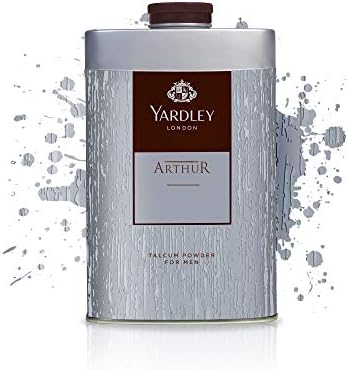 Yardley London Arthur Perfumed Talcum Body Powder, Masculine, All Day ...