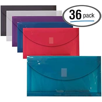 Amazon.com : 36 Plastic Envelopes, Reusable Poly Envelopes, No.10, 9.75 ...