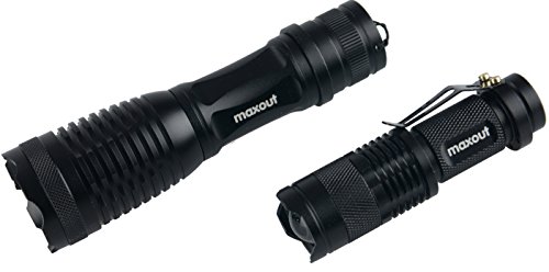 Maxout Dual Flashlight Kit with Rechargeable Battery : - Want It All