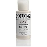 Amazon.com: Fluid Acrylics by GOLDEN, Interference Blue (Fine), 1 fl ...