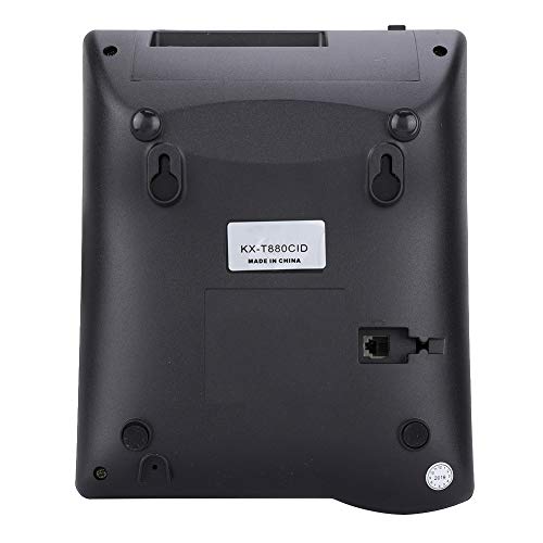 Sanpyl Corded Telephone Landline, Dual-Port Extension Set Desktop Corded Telephone Caller ID ...