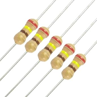 Uxcell a11102000ux0195 50x Resistors, 240 Ohm, OhmS 1/4W, 250V, 0.05 ...
