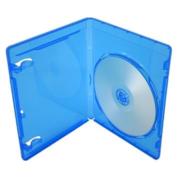 Blu-Ray 11mm Storage Cases for Single Disc With Logo: Amazon.co.uk ...