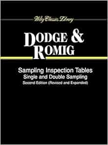 Amazon.com: Sampling Inspection Tables: Single and Double Sampling ...