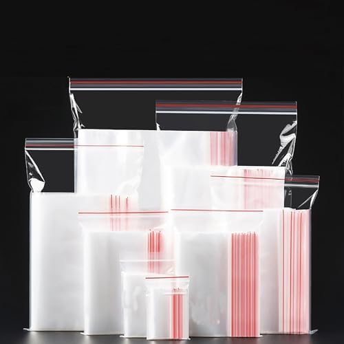 سعر 100pcs Small Ziplock Resealable Plastic Storage Bags Clear Poly Bags,Sealed Plastic Bag 7x10 ...