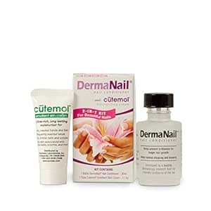 Amazon.com : DermaNail Nail Strengthener and Cuticle Cream Set ...