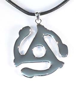 Amazon.com: 45 RPM Record Adaptor Insert- Jewelry Pendant/Necklace ...