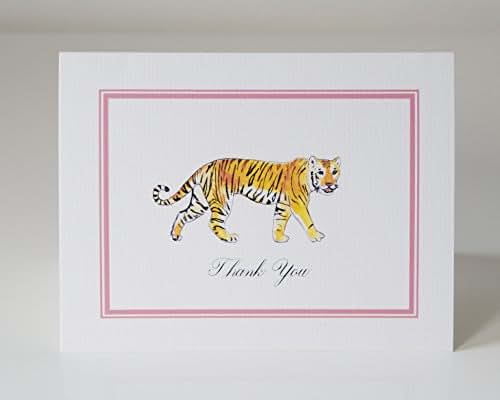 Amazon.com: Set of 50 Tiger Thank You Cards: Handmade