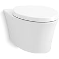 Kohler K-31539-0 Veil Wall-Hung Dula Flush Toilet, White - Amazon.com