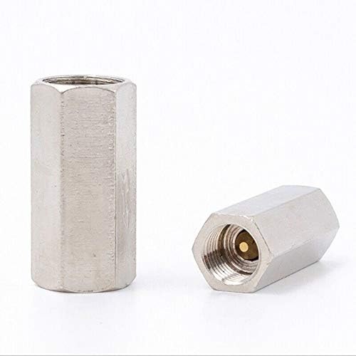 One Way Valve SENRISE 1/8″ Hexagon Non-Return Check Valve Brass ...