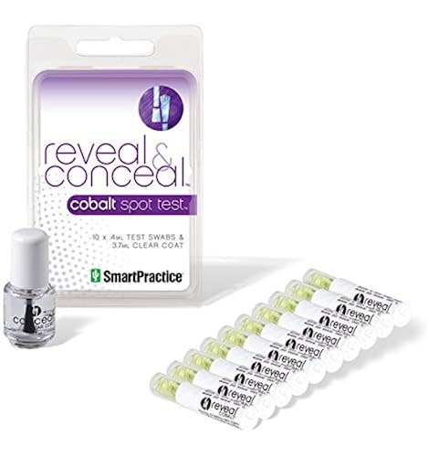 Reveal and Conceal Cobalt Test Kit by Smart Practice - Detecting Cobalt ...