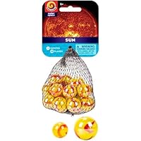 Amazon.com: Mega Marbles - JUPITER MARBLES NET (1 Shooter Marble & 24 ...