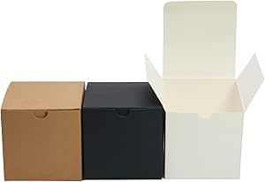 Amazon.com: PQZKLDP 24 Packs 4x4x4 inches Fold Box Easy Assemble Small ...