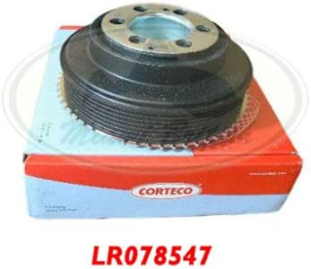 Amazon.com: CRANKSHAFT PULLEY LR2 RR EVOQUE 2.0L LR078547 CORTECO ...
