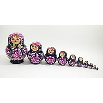 Amazon.com: Samovar Russian Nesting Doll 10pc./5": Toys & Games