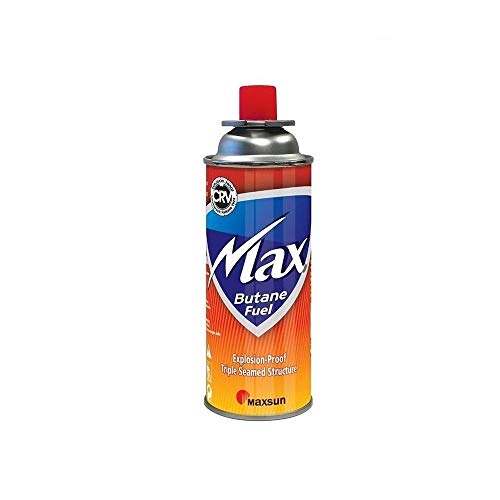 Max Maxsun Fire Shield Butane Fuel Canister for Portable Gas Stoves (4 ...