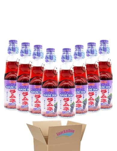 Ramune Japanese Soda, Grape, 6.76 Fluid Ounce, Pack of 8 in Oman | Whizz