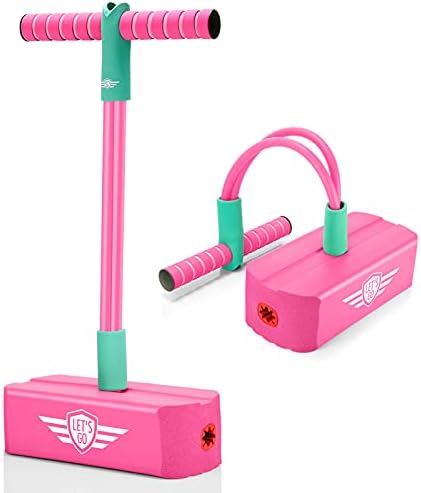 CUUGO LET'S GO! CG Pogo Stick Toys for 3-12 Year Old Girls, Foam Pogo ...