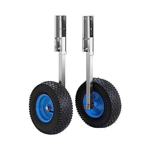 OUKIDR Boat Launching Wheels, 12" Boat Transom Launch Wheel with 500lbs ...