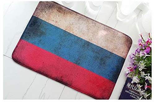 YQ Park Welcome Doormat Retro Russian Flag Floor Mat Entrance Rug ...