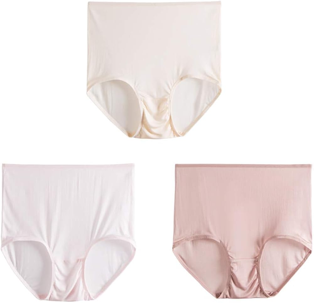 Joyunii 100% Seda de Alta Cintura sin Costuras Ropa Interior ...