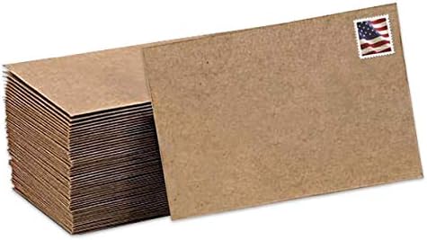 Kraft Mini Envelopes Brown Kraft Envelopes for Gift Cards and Business ...