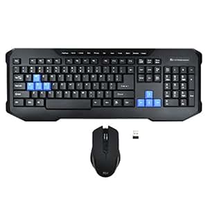 Amazon.com: Rii RKM200 Ergonomic 2.4G Wireless Keyboard and Mouse Combo ...