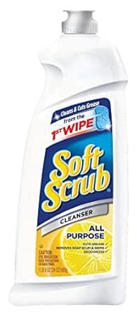 Amazon.com: Soft Scrub All Purpose Cleanser, Lemon Scent, 24 OZ (Pack ...