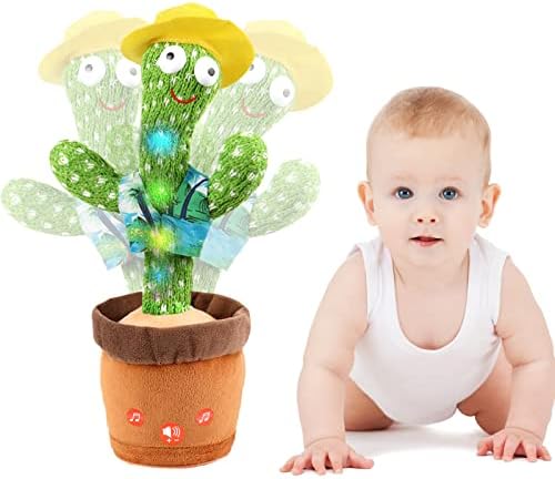 Dancing Cactus Toy, Talking Cactus Toy,Singing,Talking,Dancing,with ...