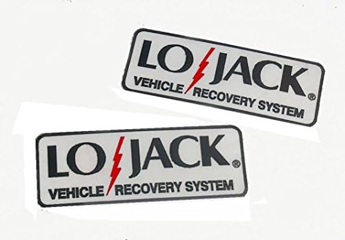 Lojack Lo-Jack car Security Decals Stickers Theft Deterrent GPS ...