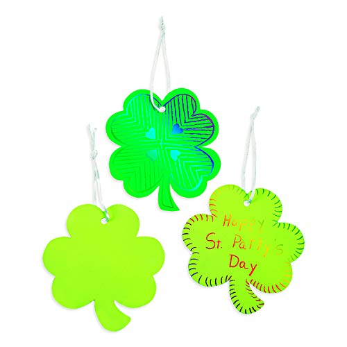Art with Four Leaf Clover - Shamrock Crafts and Supplies for St Patrick ...