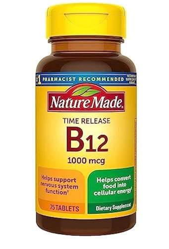 Nature Made Vitamin B12 1000 mcg, Dietary Supplement for Energy ...