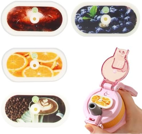 DEZP 4 x Water Bottle Flavour Pods Fruit Flavour Pods Drinking Bottle ...