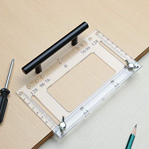 Voolan Cabinet Hardware Template For Drawer Pull Template And Hardware Knob Handle Pull Drill 